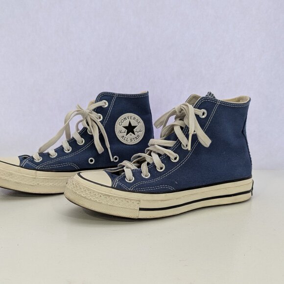 Converse | Shoes | Converse Chuck 7 Unisex High Top Sneakers In Blue ...